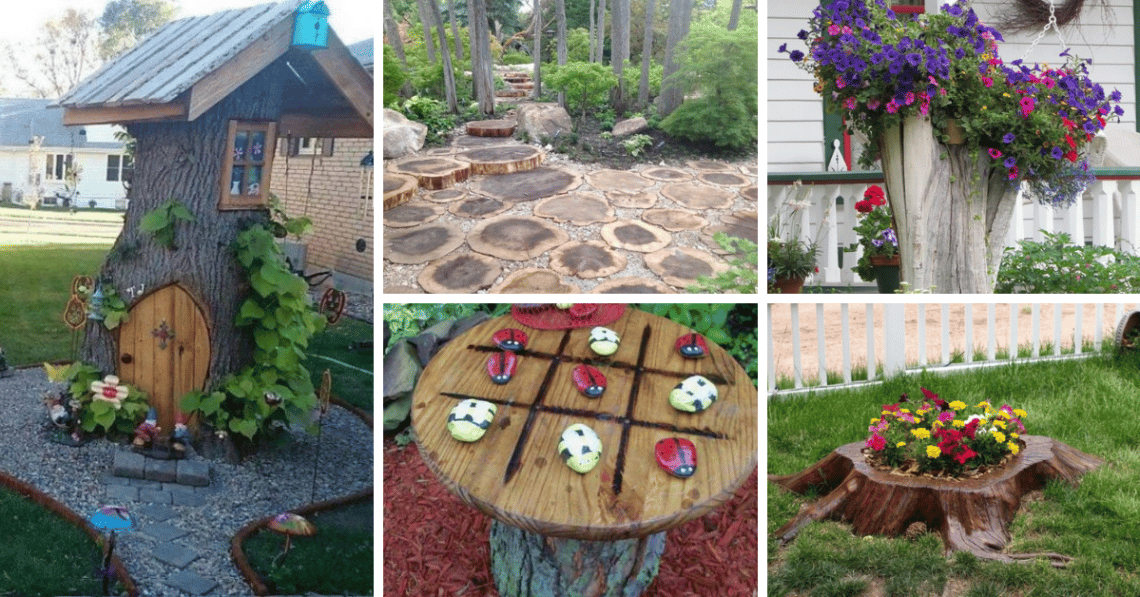 13 Attractive Things To Do With Reusing the Old Tree Stumps