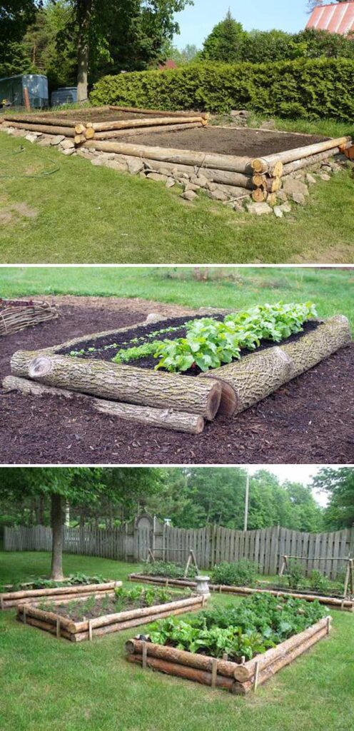15 Creative Ways to Use Tree Logs for Stunning Garden Projects