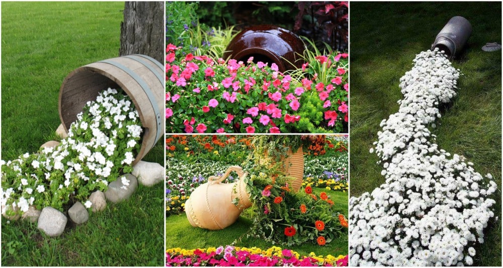 How To Make Your Garden With A Spilling Flower Display