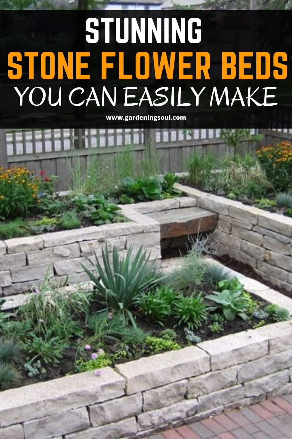 Stunning Stone Flower Beds You Can Easily Make
