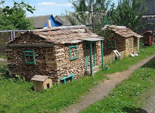 15 Brilliant Stacked Firewood Designs