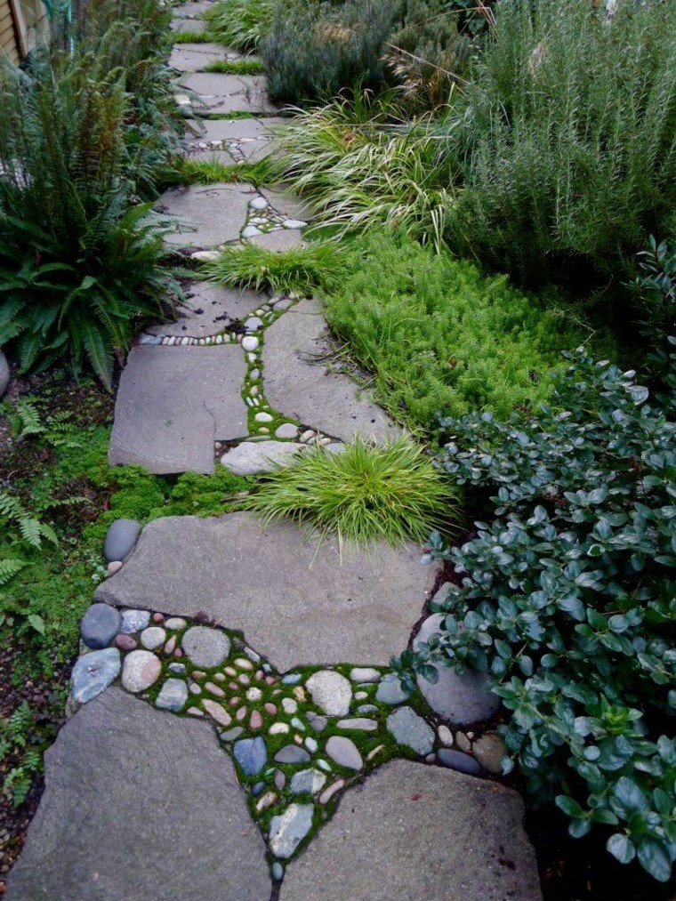 11 Dreamy Stone DIY Garden Paths for Your Backyard
