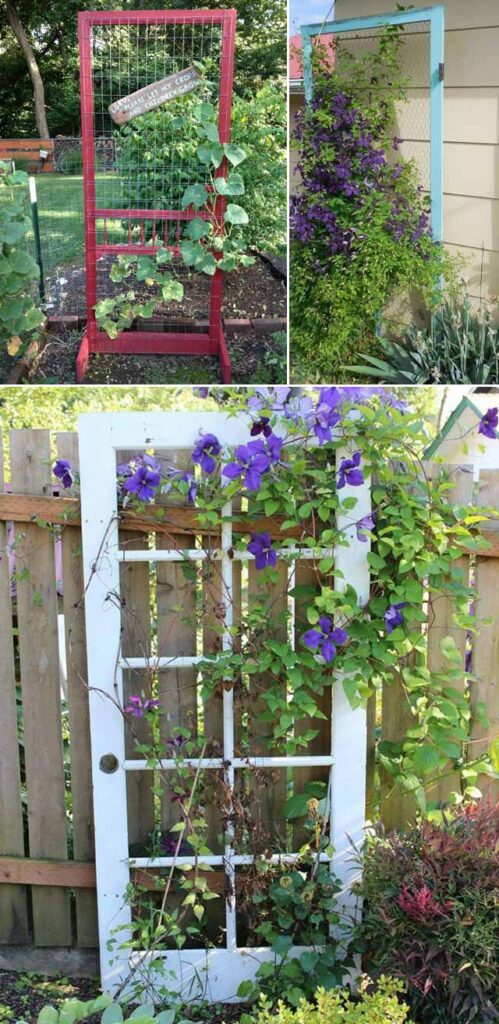 12 Creative DIY Garden Trellis Ideas Using Repurposed Materials