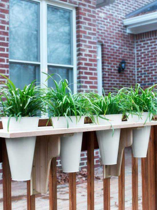 15 Railing Planter Ideas For Making Small Balcony Gardens