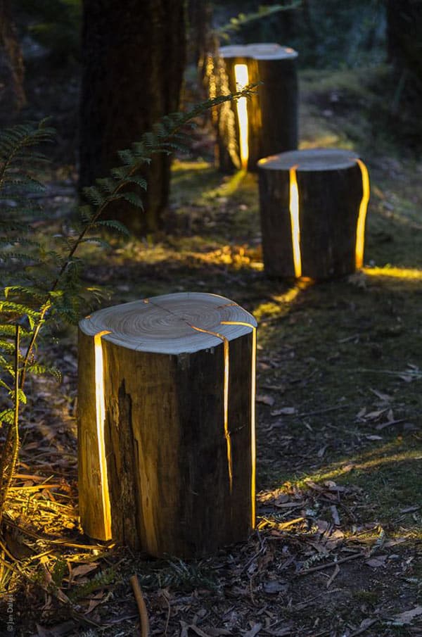 15 Creative Ways to Use Tree Logs for Stunning Garden Projects